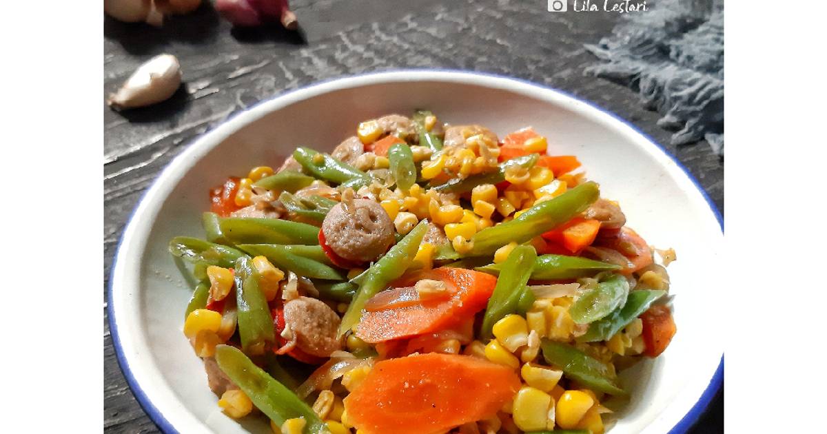 Resep Oseng Sosis Sayuran oleh Lila Lestari - Cookpad