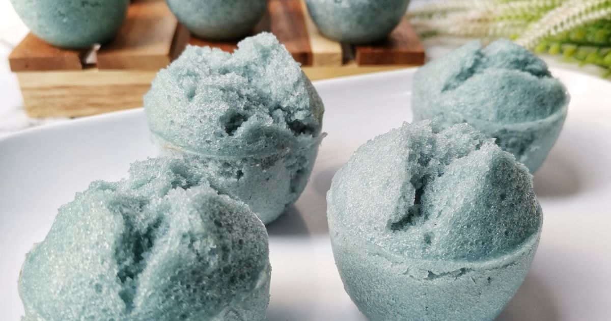 Resep Kue Mangkok Bunga Telang oleh Silvi Atgi Septina - Cookpad