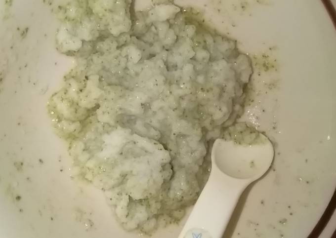 Resep Bubur saring nasi dan sayur asem kacang panjang #Mpasi oleh dina ...