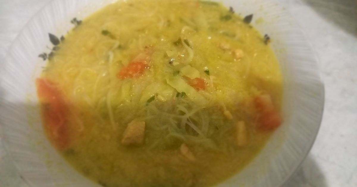 Resep soto lesah santan rumahan enak dan mudah - Cookpad