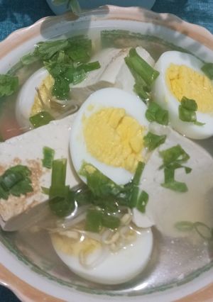 Resep Tahu Telor Kuah oleh ARA WINDA - Cookpad