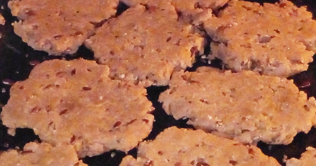 Crackers integrales semilladas ⭑ harina integral, chía y lino Receta de ...
