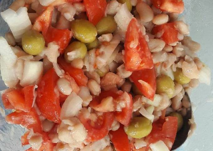 Ensalada de alubias Receta de raquel - Cookpad