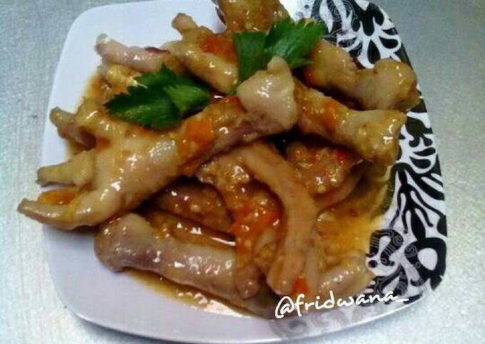 Resep Ceker Bumbu Seblak Ekstra Pedas oleh Fadhilah Ridwana - Cookpad