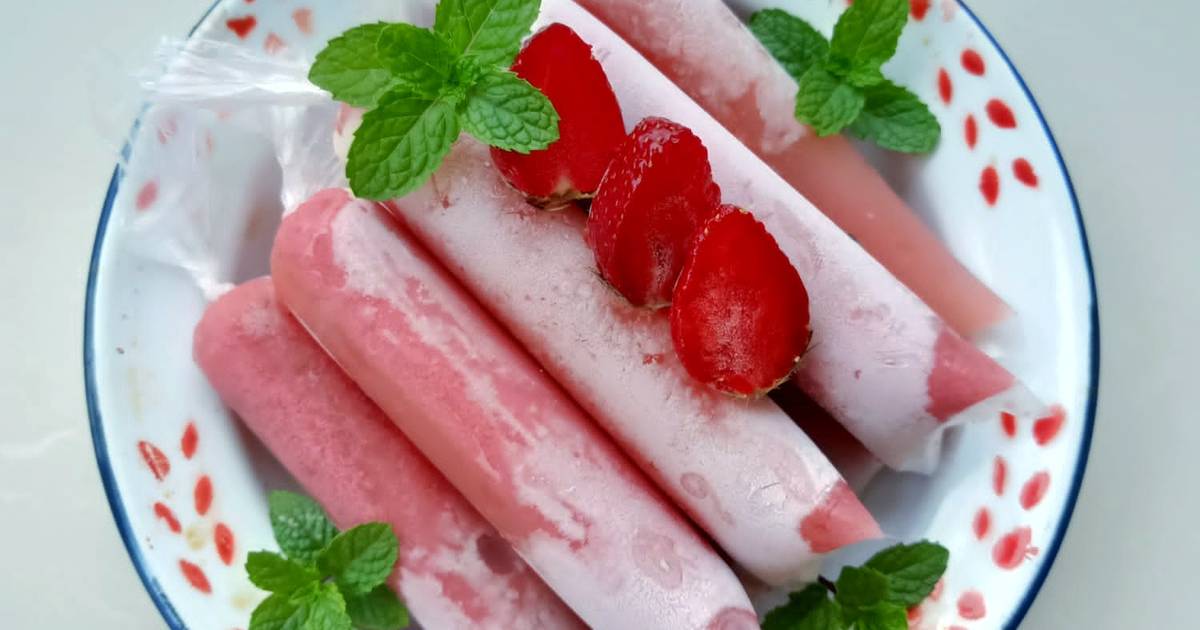 133 resep es strawberry lemon enak dan mudah - Cookpad