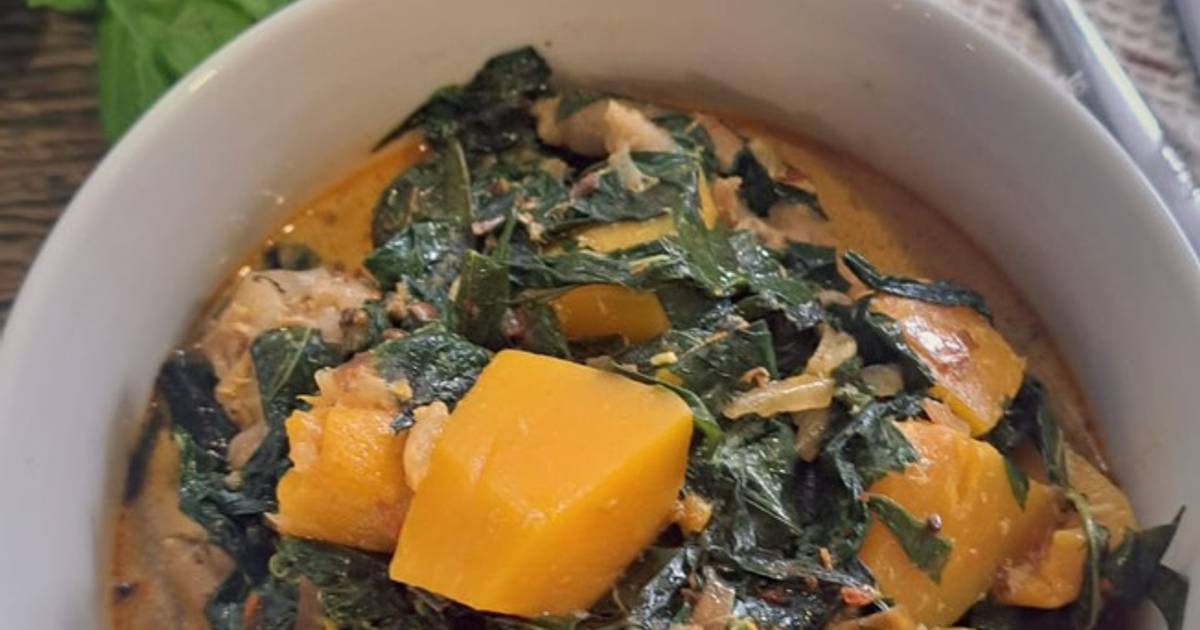 201 resep sayur daun singkong santen kuning enak dan mudah - Cookpad