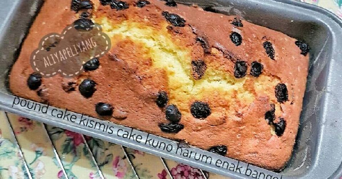Resep Pound Cake Kismis Cake oleh Aliya - Cookpad