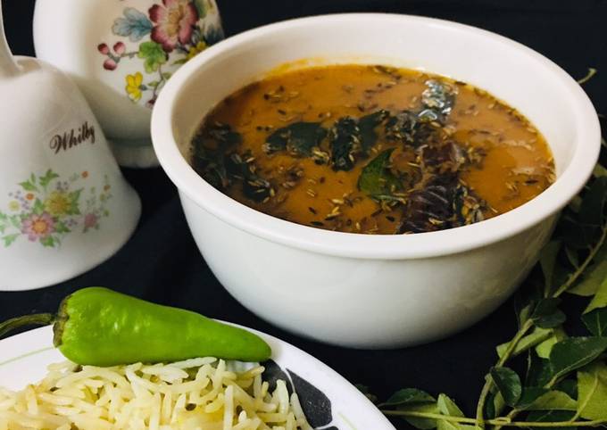 🌺Khatti daal and zeera rice Recipe by Sadiya Imran - Cookpad