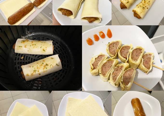 Resep Roti gulung sosis oleh vennicia - Cookpad