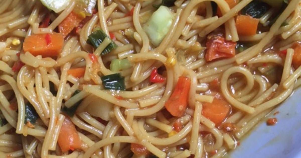 Sautéed spaghetti Recipe by Teema yauri - Cookpad