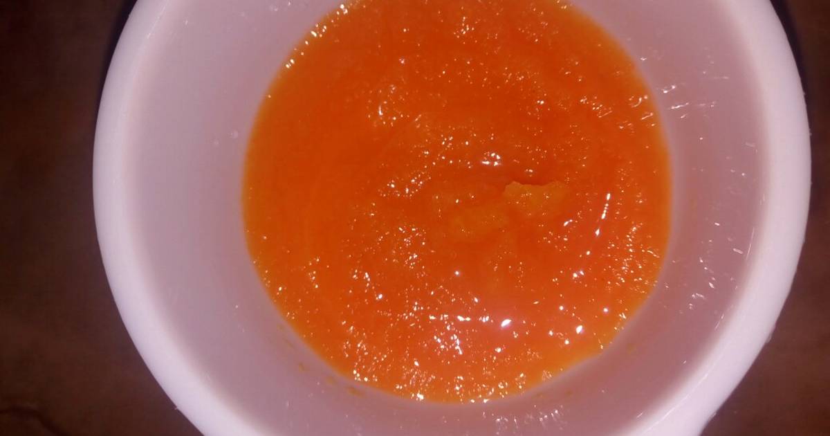 Resep Menu Mpasi 6 Bulan #Pure Wortel #5resepterbaruku oleh Bunda ...