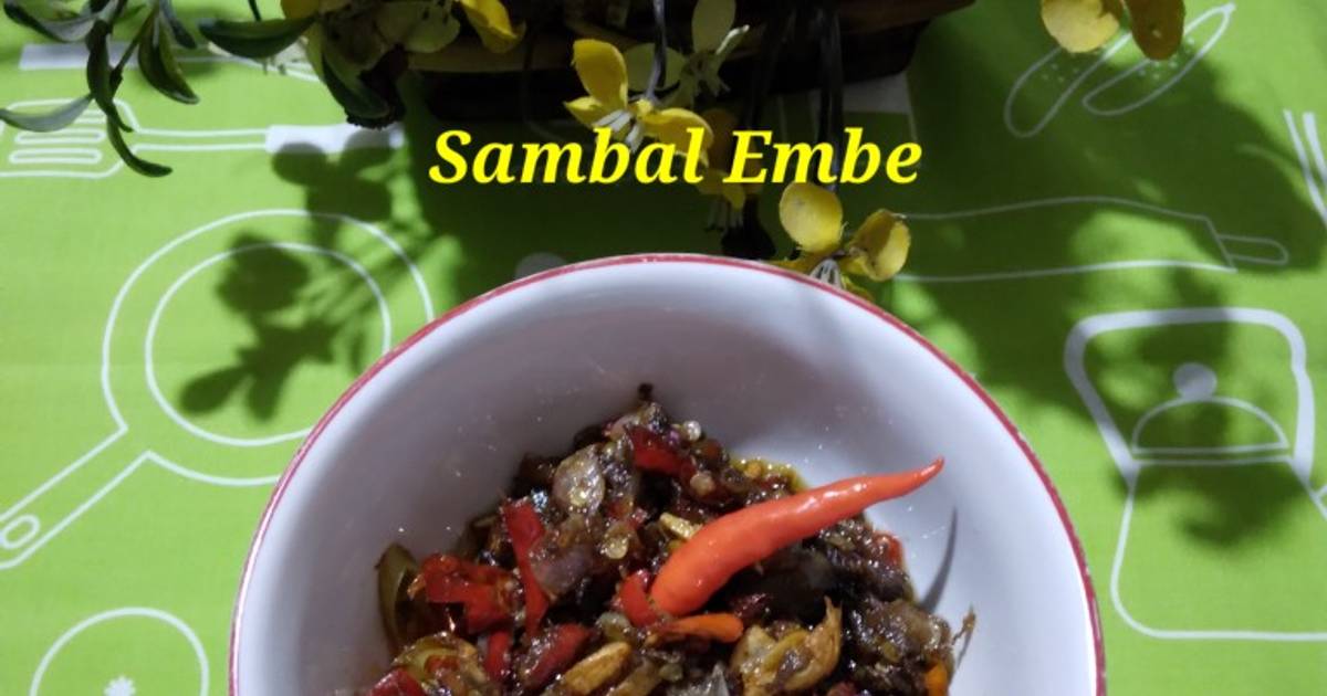 Resep Sambal Embe Oleh Lina Bachry Cookpad
