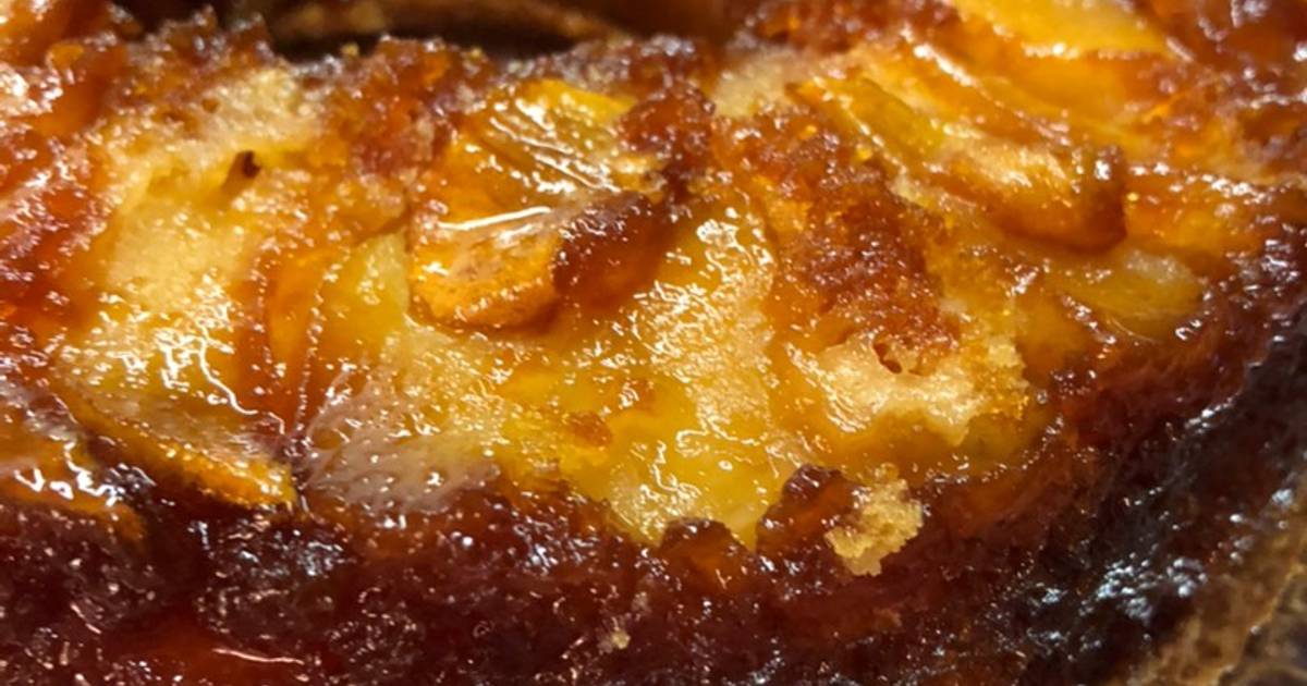 Torta invertida de manzana 🍎 Receta de Karina Lopez- Cookpad
