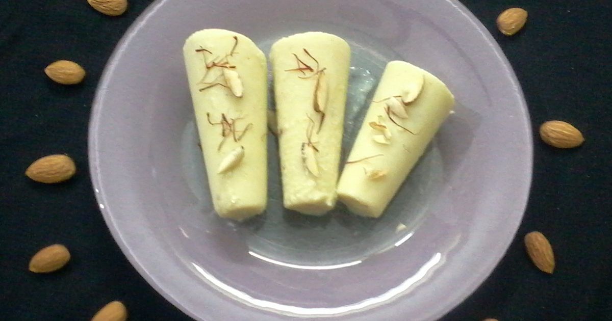 Kesar Badam Sugar Free Kulfi Recipe By Vandana Johri