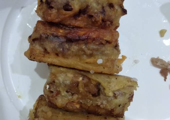 Resep Tempe belah isi daging oleh andhin - Cookpad