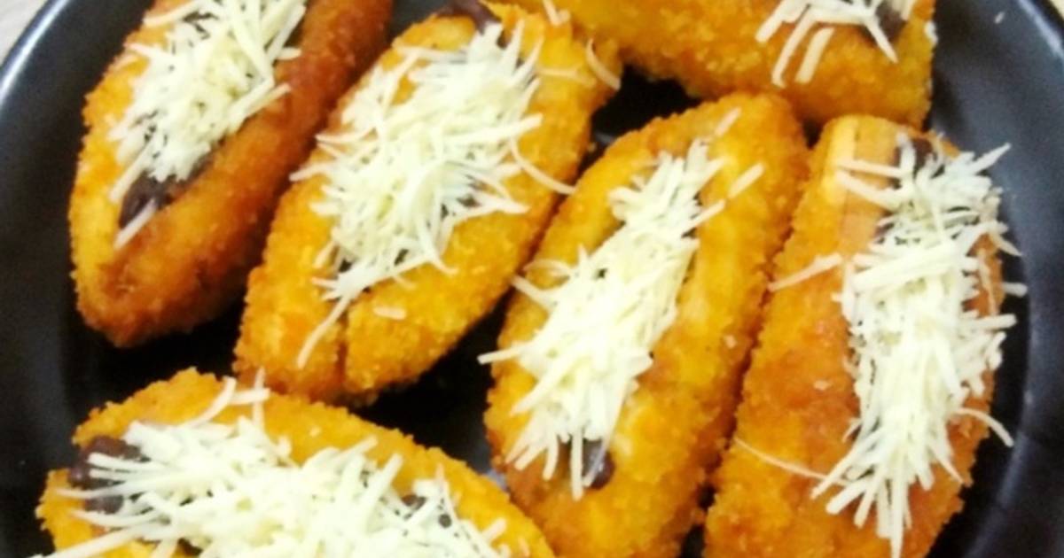 Resep Pisang Goreng Krispi Toping Chocolate cheese oleh Mamah Aura ...