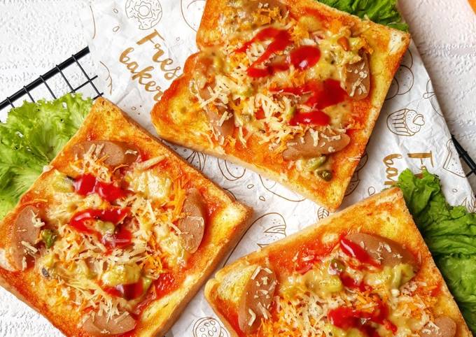 Resep Pizza Roti Tawar oleh Beranda Aqlan - Cookpad