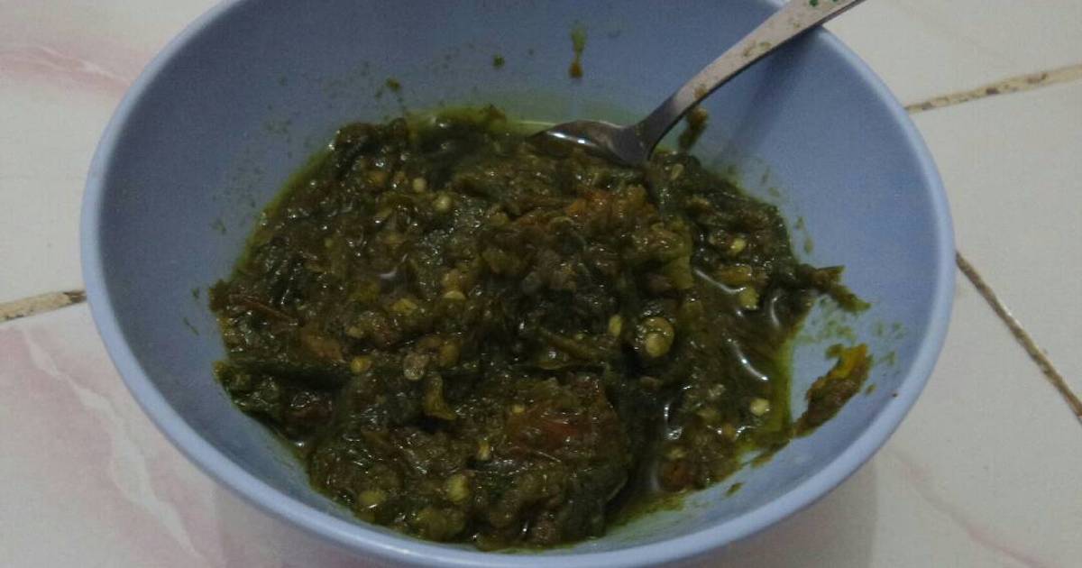 Resep Sambal cabe ijo oleh Vra hwang - Cookpad