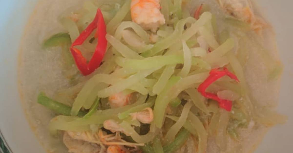 Resep Sayur lodeh manisa (labu siam) dan udang simple oleh Febrian ...