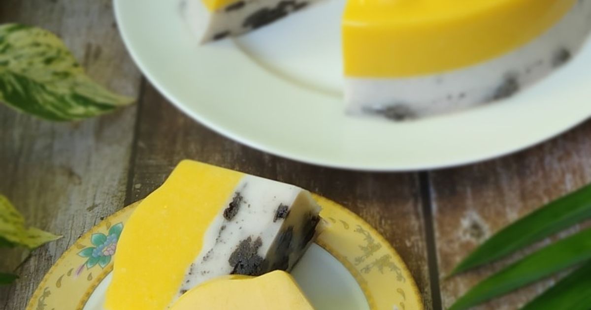 Resep Puding Waluh Lapis Oreo oleh Mama Rofif Najmi - Cookpad
