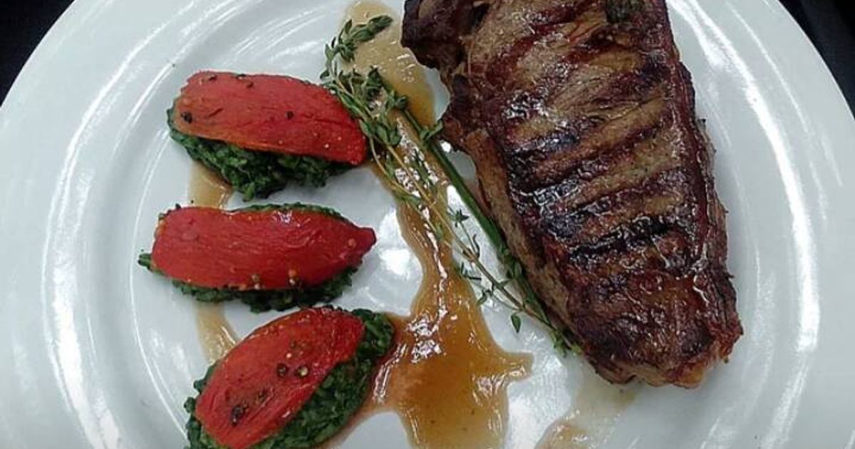 Bife De Chorizo Con Arroz Verde Y Tomates Laqueados Receta de Federico ...