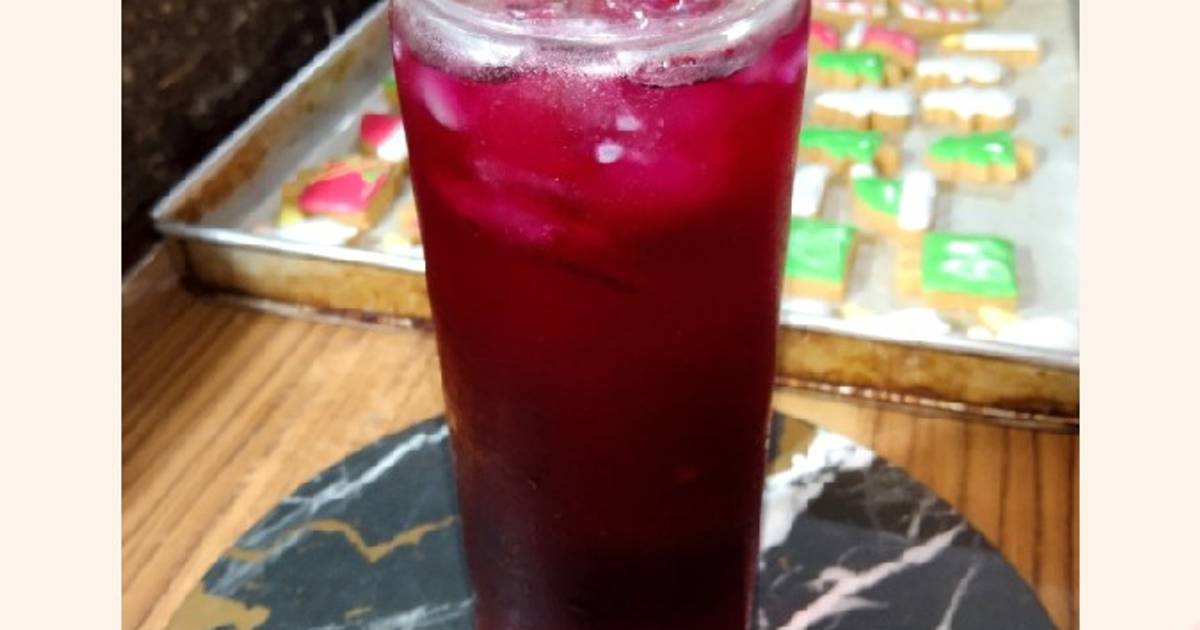 Resep Es bunga telang oleh vanti - Cookpad