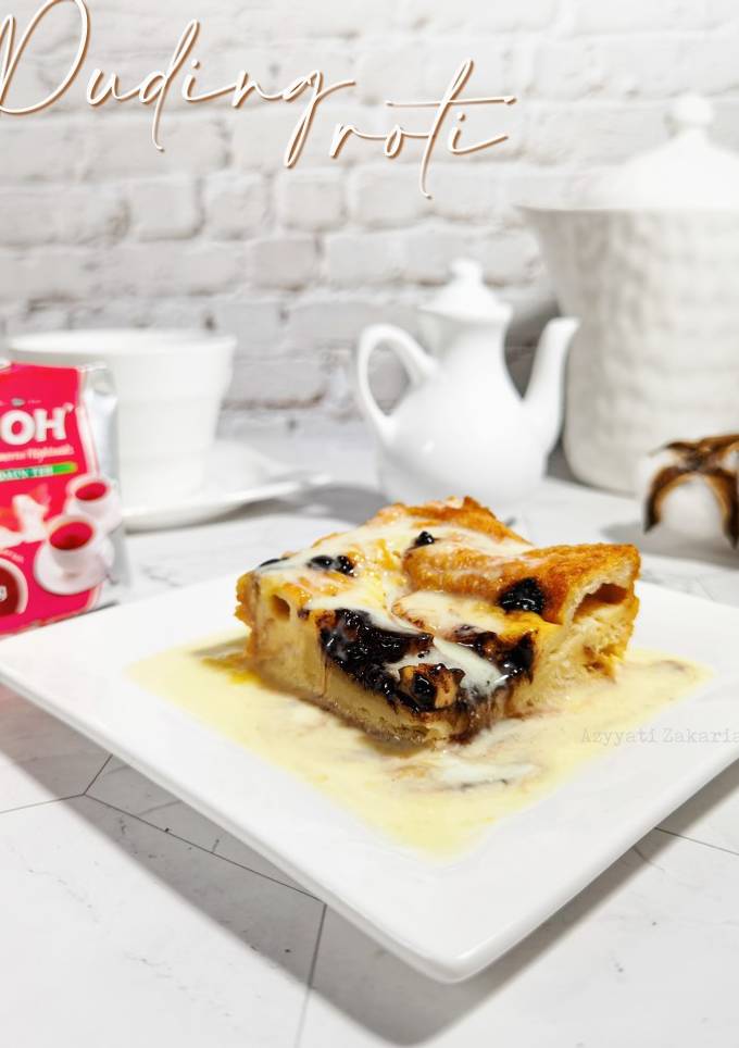 Resipi Puding roti oleh Azyyati Zakaria - Cookpad