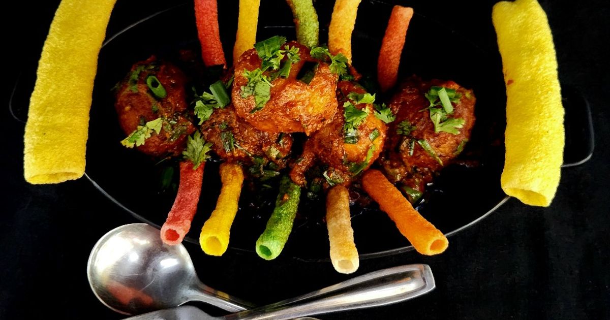 Spicy Garlicky Baby Potatoes With Fryums Gujarati Lasaniya Bhungala ...