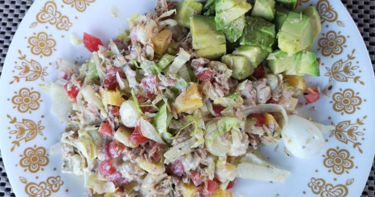 Ensalada de atún fresca - 63 recetas caseras- Cookpad