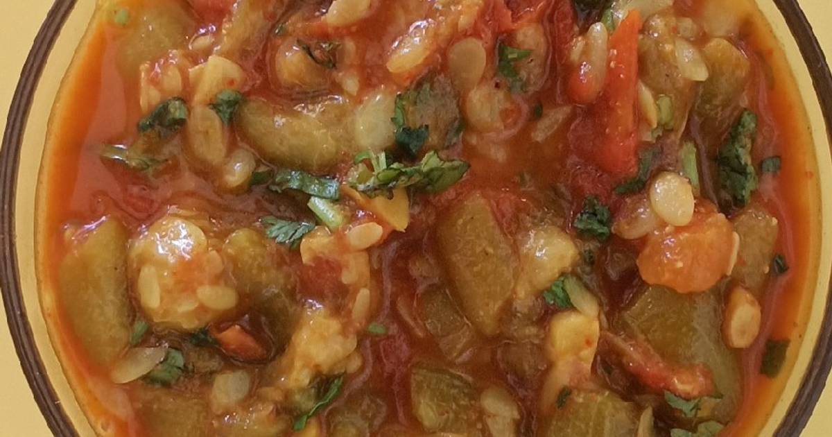 નીલમ પટેલ (Neelam Patel) દ્વારા રેસીપી ગલકા નુ શાક(Galka nu saak recipe ...