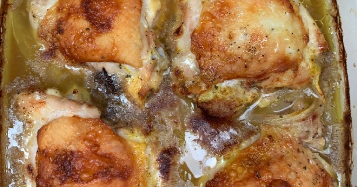 Tuto Corto De Pollo Al Horno Receta de Monyvmr - Cookpad