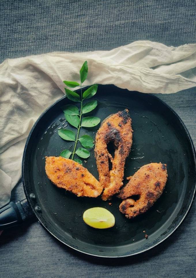 फिश फ्राय (Fish Fry Recipe In Marathi) रेसिपी Rutuja Patil |Ek ...