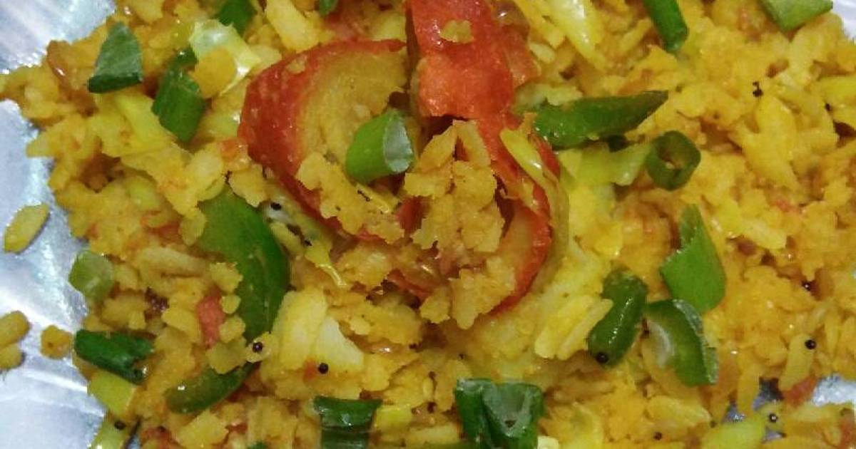 Veg. Poha Recipe by Priya Goel - Cookpad