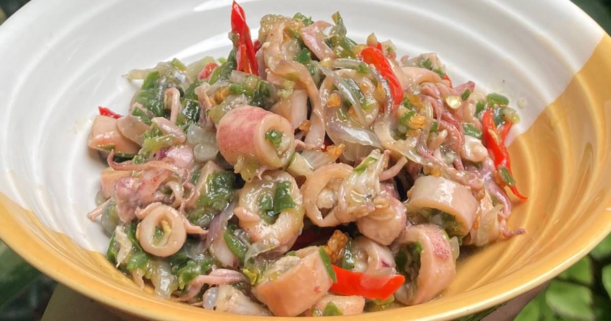 Resep Cumi Asin Cabai Ijo Sambal Ijo Oleh Sasti Katrina Cookpad