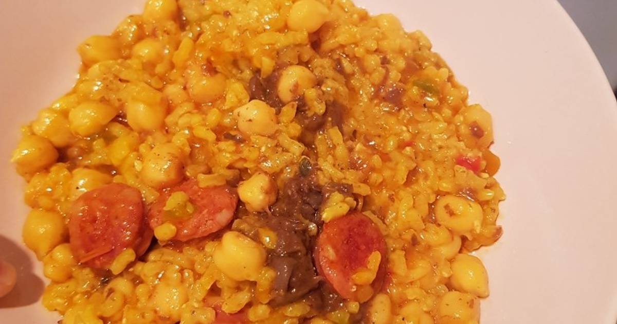 Arroz con garbanzos Receta de CocinandoConEstefanía- Cookpad