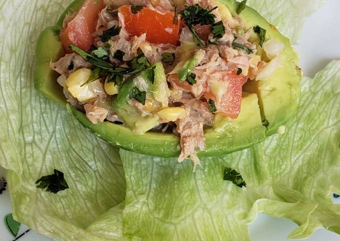 Palta rellena...🥑🥑 Receta de Yudelka Duarte- Cookpad