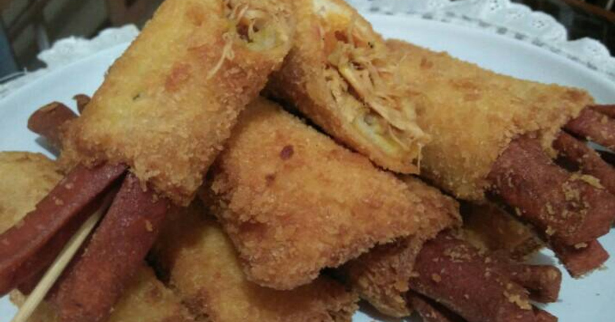 Resep Roti Goreng Isi Sosis Dan Ayam Pedas oleh Gitta Marshella Ella ...