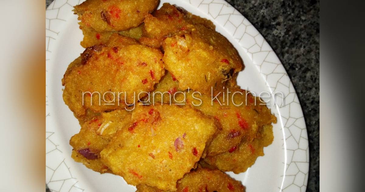 Yam fritters Recipe by Maryama's kitchen - Cookpad