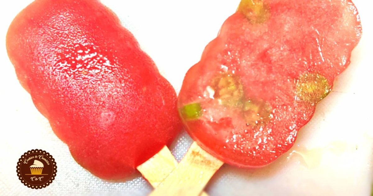 Spicy Watermelon Popsicles Recipe by Anjana - Cookpad