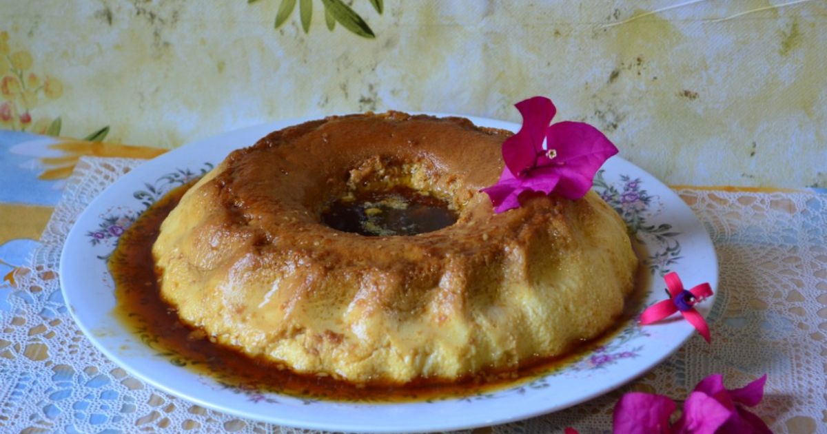Flan Casero De Vainilla Con Leche En Polvo🍮 Receta de 🦋LUNA🦋- Cookpad