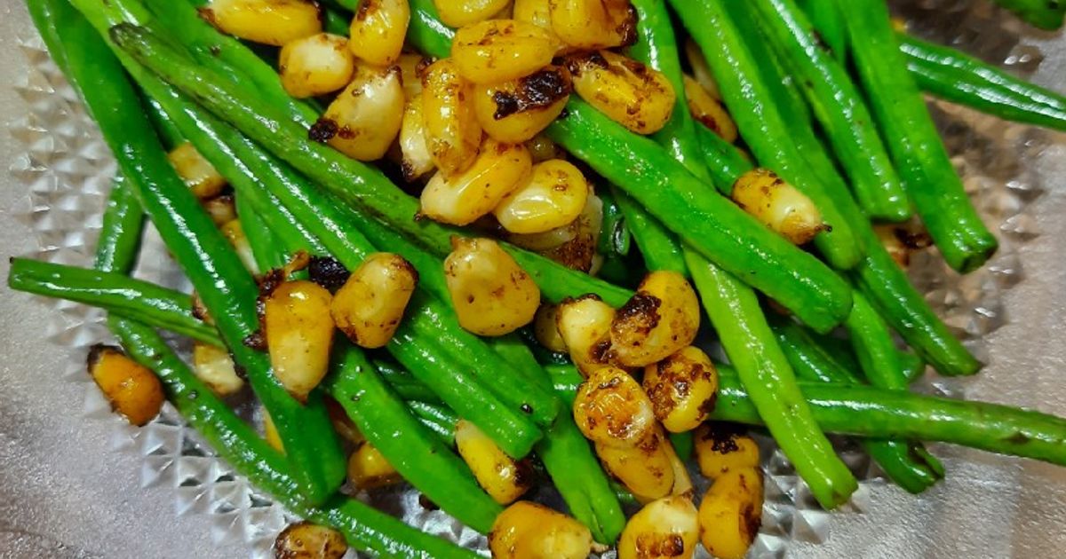 Resep Sauteed Green Beans And Corn / Tumis Baby Buncis Dan Jagung oleh ...