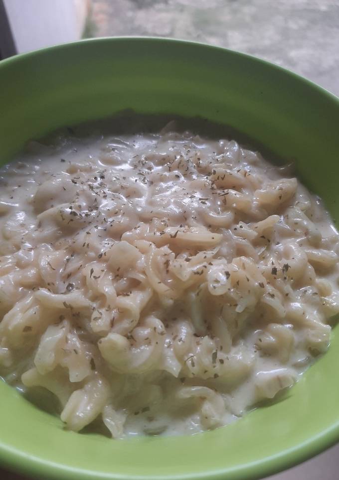 Resep Makroni carbonara creamy oleh Refans Kitchen - Cookpad