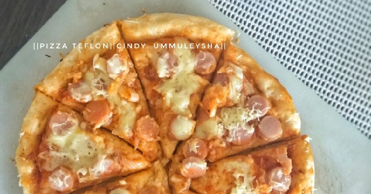 Resep Pizza Teflon oleh Cindy.ummuleysha - Cookpad