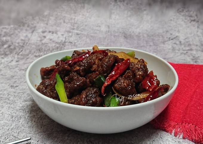 Resep Mongolian Beef oleh zisca - Cookpad