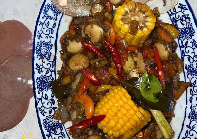 Resep Kerang Simping Manis Pedas & Nikmat ! oleh Bundadari - Cookpad