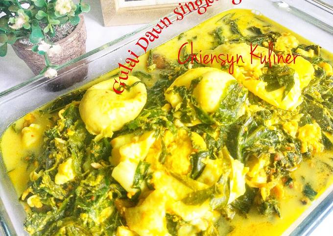 Resep Gulai Daun singkong Telur oleh Chiensyn Kuliner - Cookpad