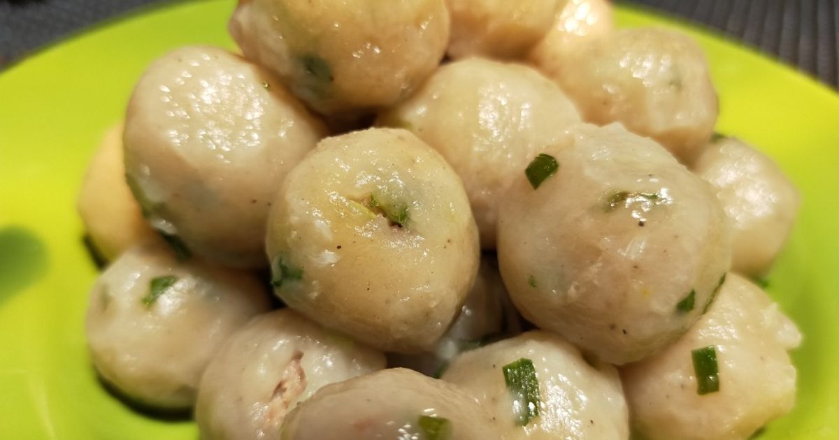 Resep Cilok Isi Daging+Telur Rasa Mantul😊 oleh Noviana Sari - Cookpad