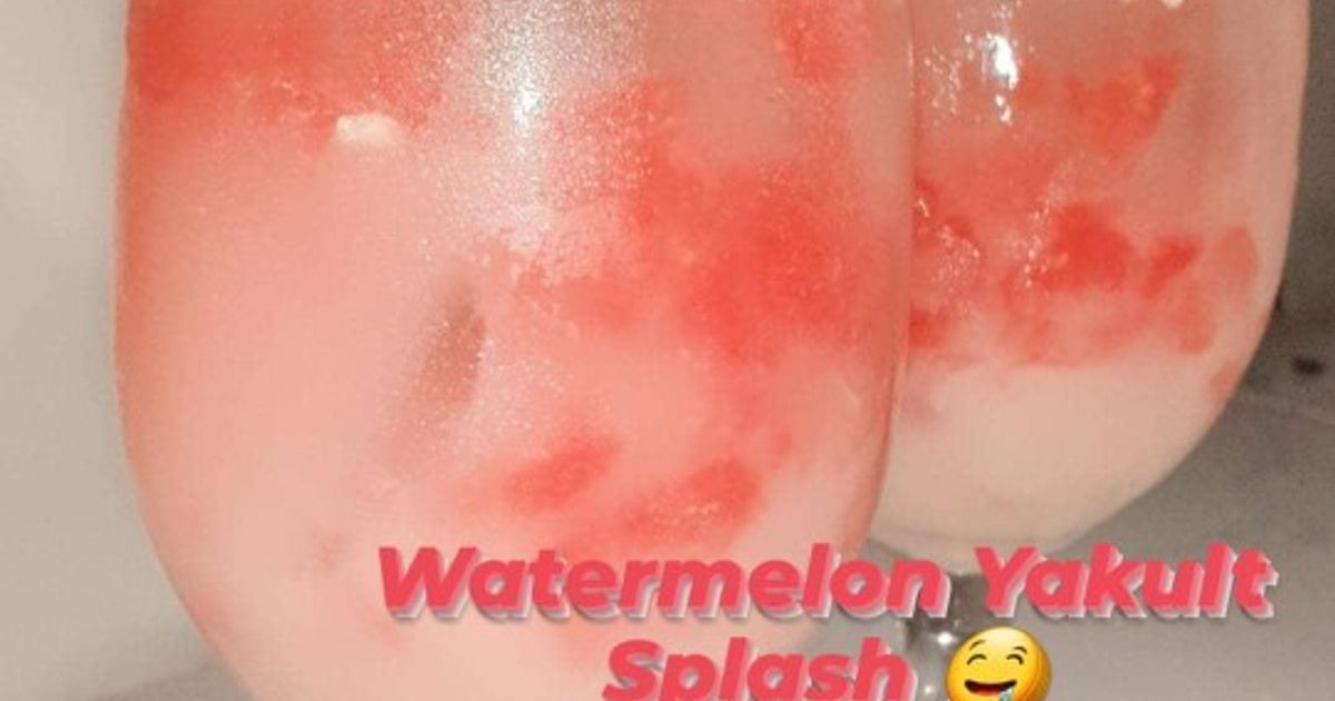 Resep Watermelon Yakult Splash oleh Vhiza Diana - Cookpad