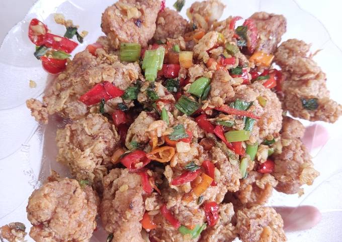 Resep Ayam cabe garam oleh @dhiasproject - Cookpad