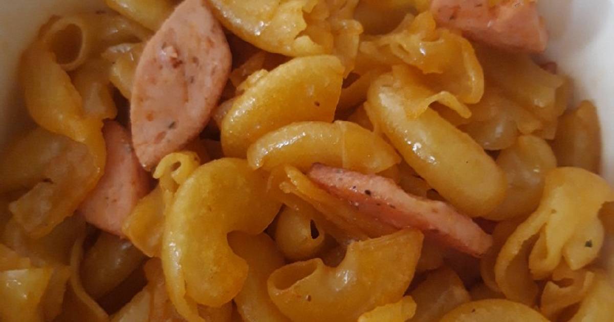 Resep Makroni sosis snack 2Th oleh Krisna Amelia - Cookpad